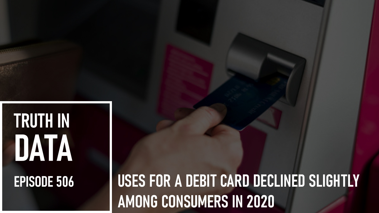Uses for a Debit Card Declined Slightly Among Consumers in 2020 ...